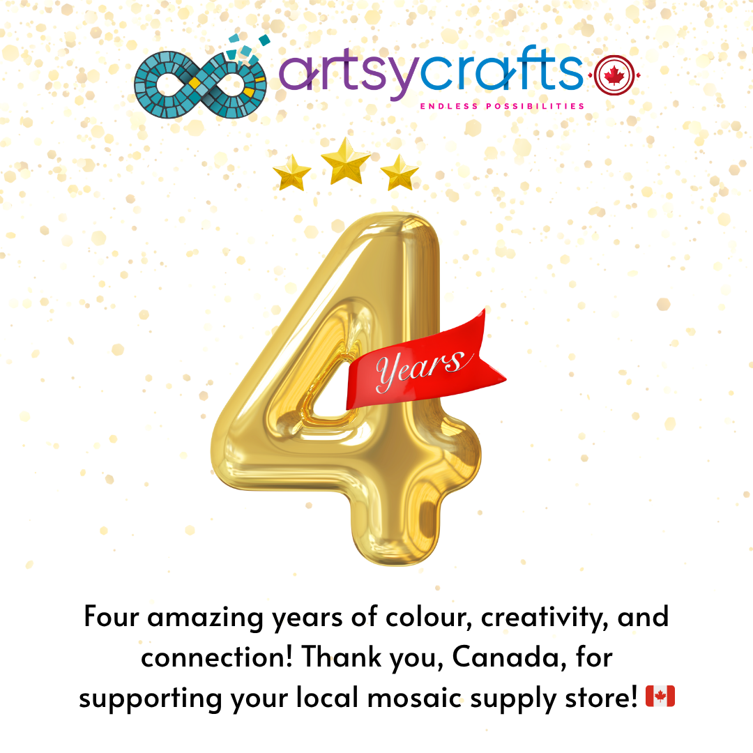 Celebrating 4 Creative Years with ArtsyCrafts! 🇨🇦 – Artsy Crafts