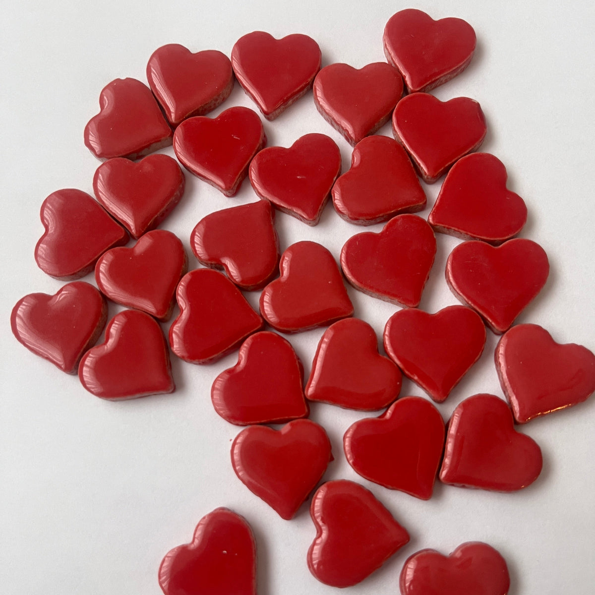 ceramic heart for mosaic - Tiles for mosaic crafts – Artsy Crafts